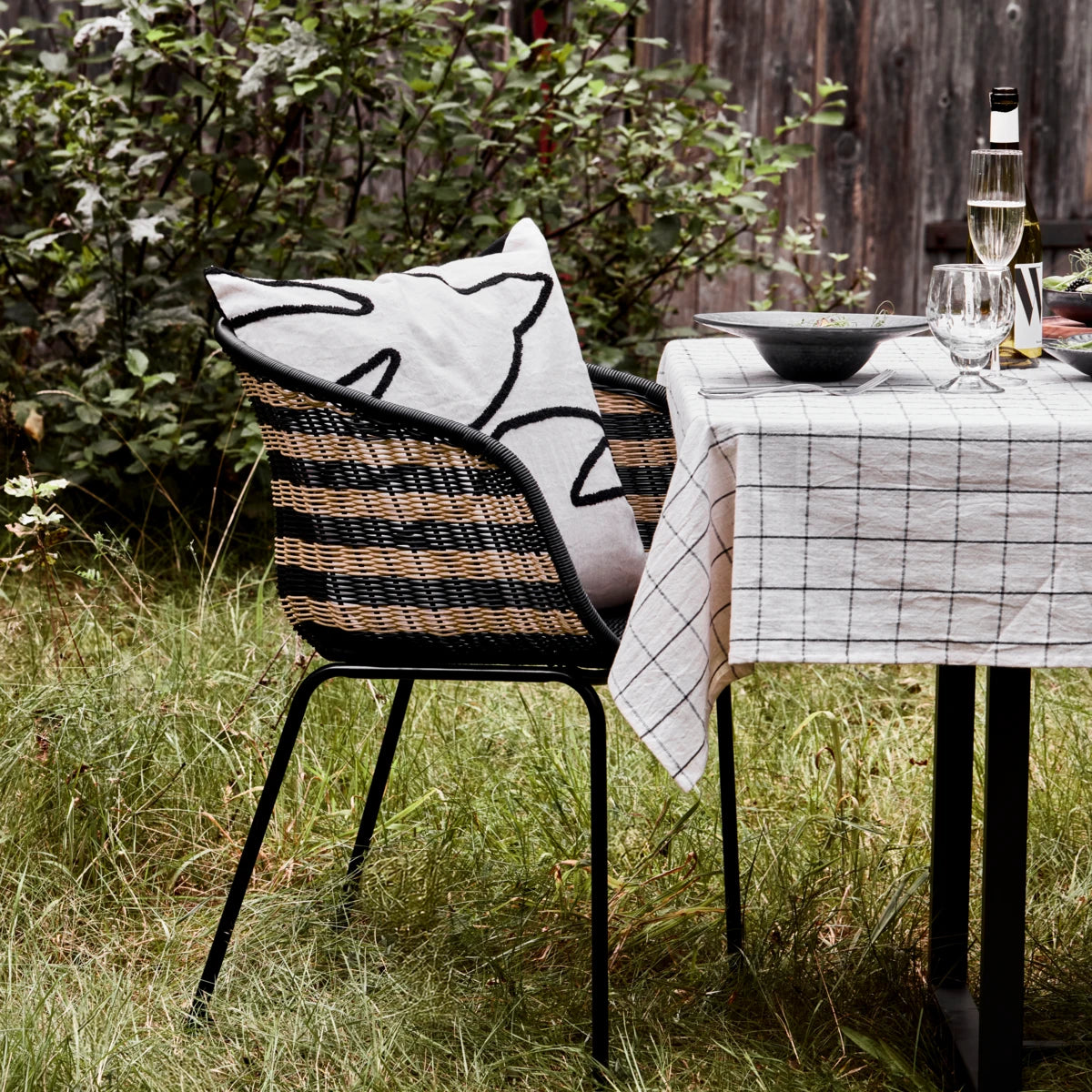 Chair, HDHapur, Nature, Black – Housedoctor.com